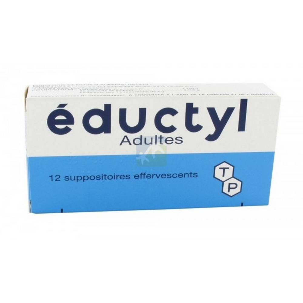 Medications – Allopathy suppositories for adults, 12, Eductyl – Pharmatoo