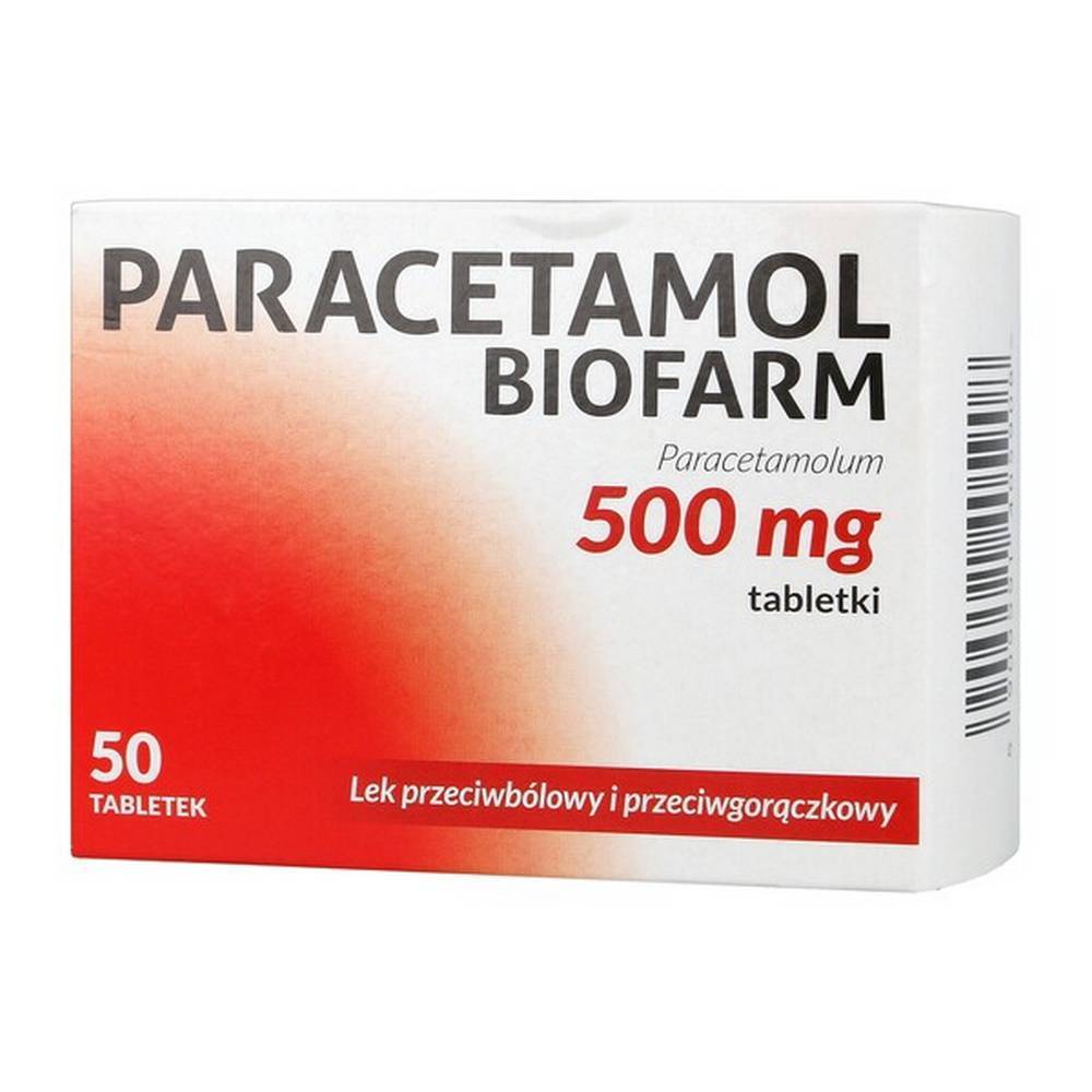 Biofarm, Paracetamol 500mg 50 – Pharmatoo