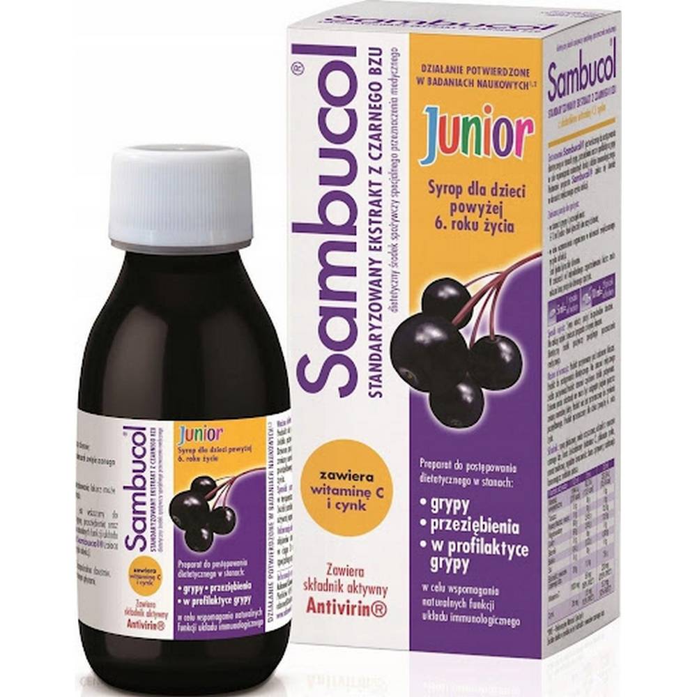 Sambucol Junior (over 6 years of age) 120ml – Pharmatoo